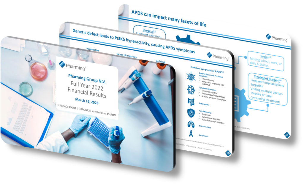 Effective Presentation Design Techniques by Pharming Group N.V ...