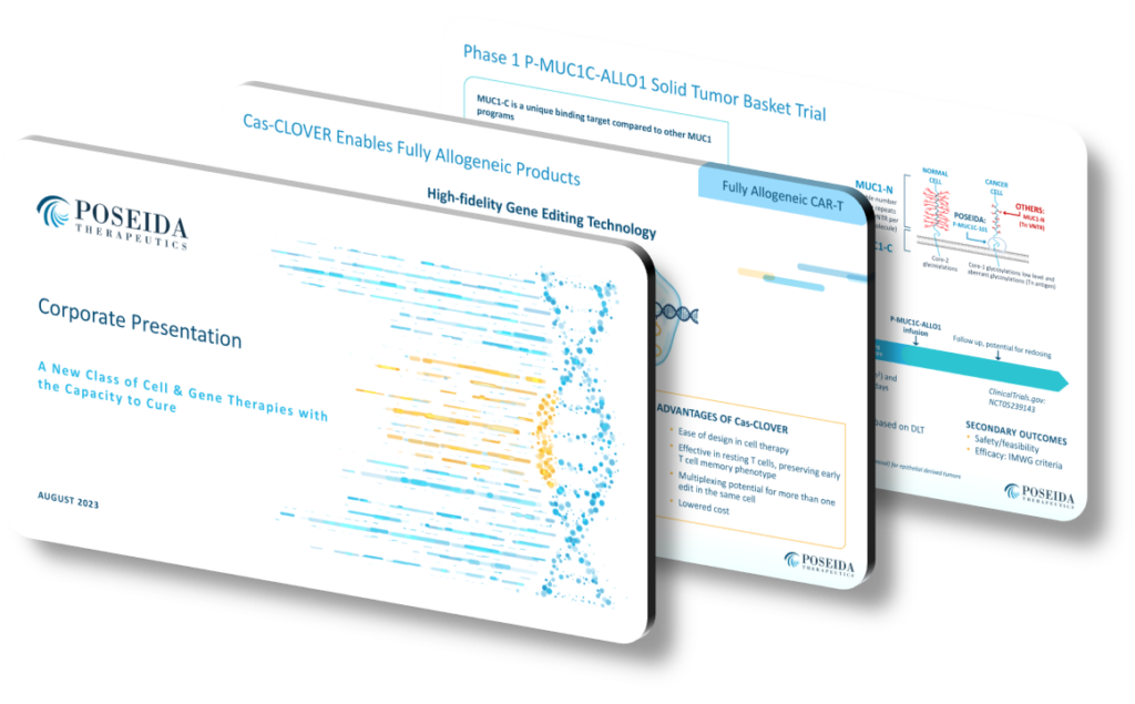 Poseida Therapeutics' Innovative Gene Therapy Presentation Design ...