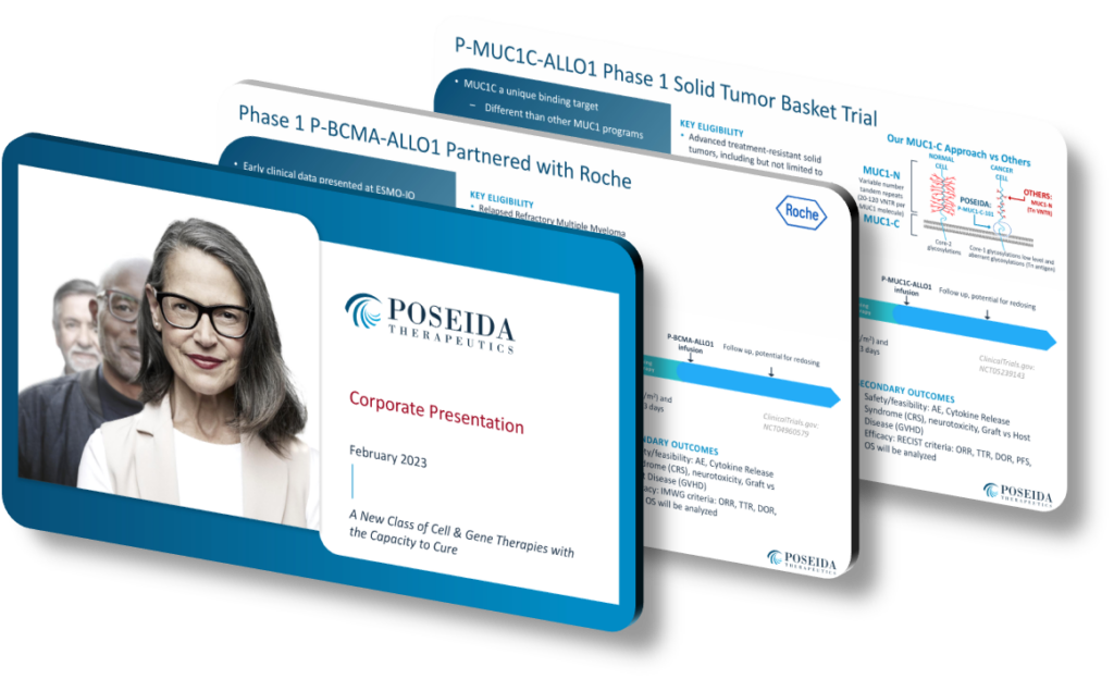 Poseida Therapeutics' Innovative Therapy Presentation Design | SlideGenius