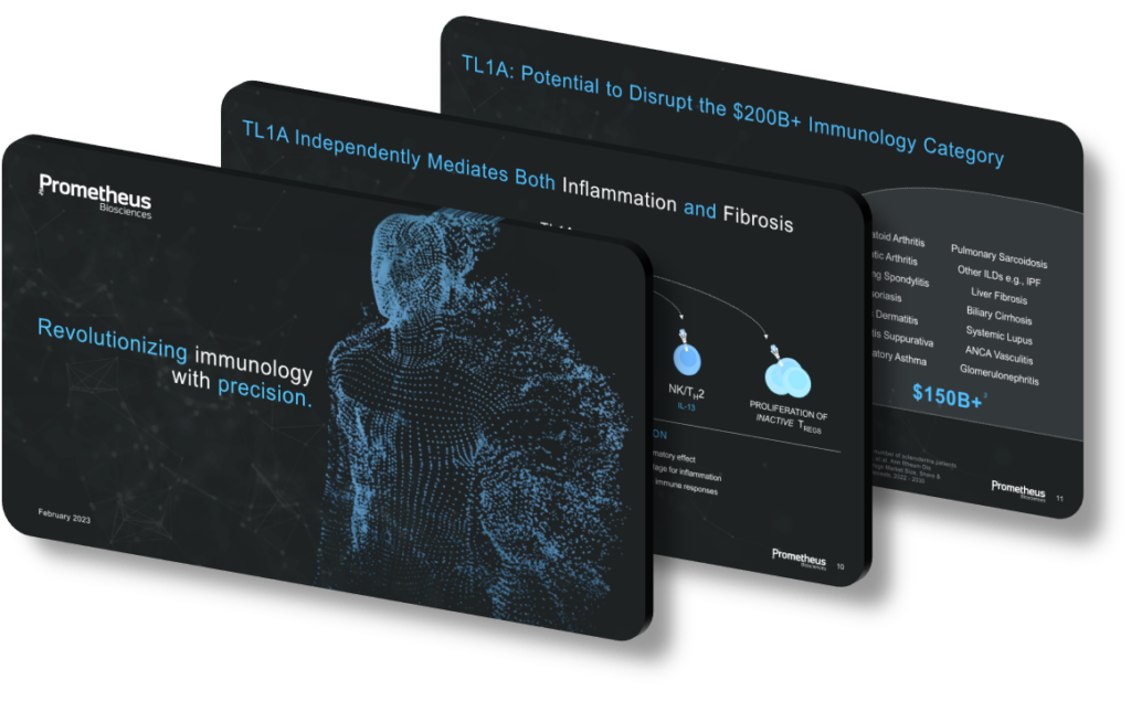 Prometheus Biosciences: Precision Medicine Impact through Presentation Design | SlideGenius
