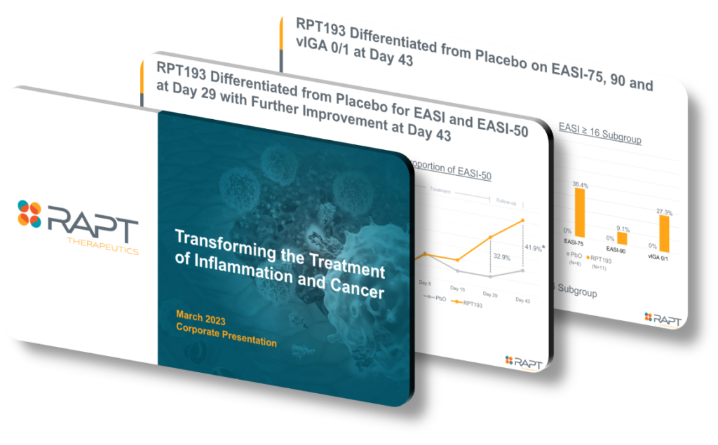 Effective Presentation Design Techniques by RAPT Therapeutics | SlideGenius