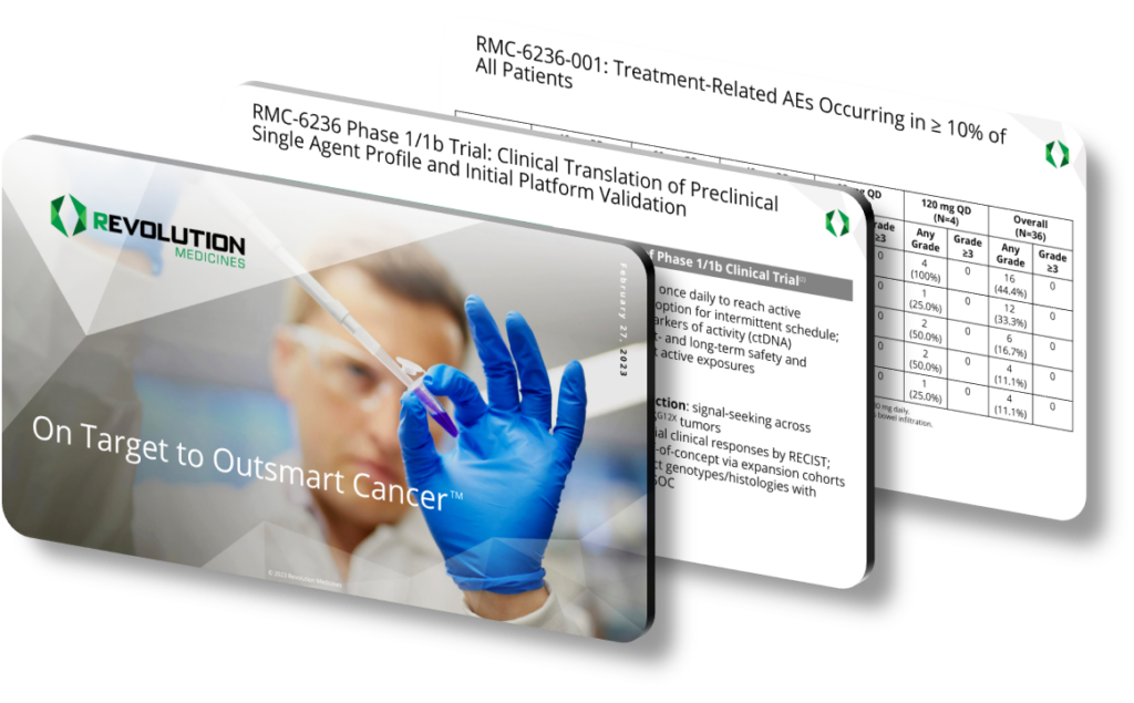 Revolution Medicines' RAS-Targeted Cancer Therapy Presentation ...