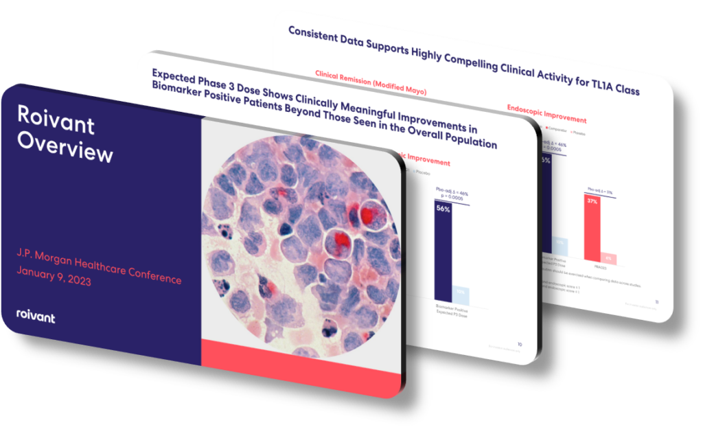 Roivant's Key Achievements: Presentation Design at J.P. Morgan ...