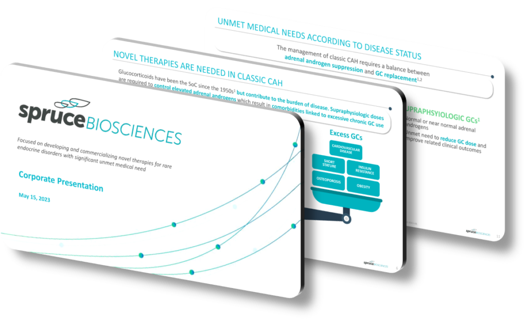 Endocrine Therapy Insights: Spruce Biosciences' Presentation Design ...