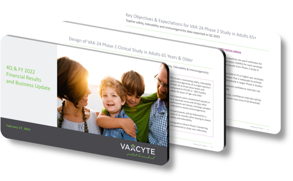 Vaxcyte's 2022 Presentation Design: Showcasing Vaccine Innovations | SlideGenius