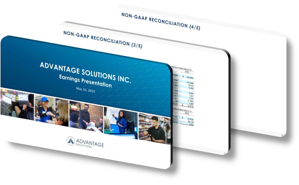 What Makes Advantage Solutions' Q1 2023 Presentation Design Effective ...