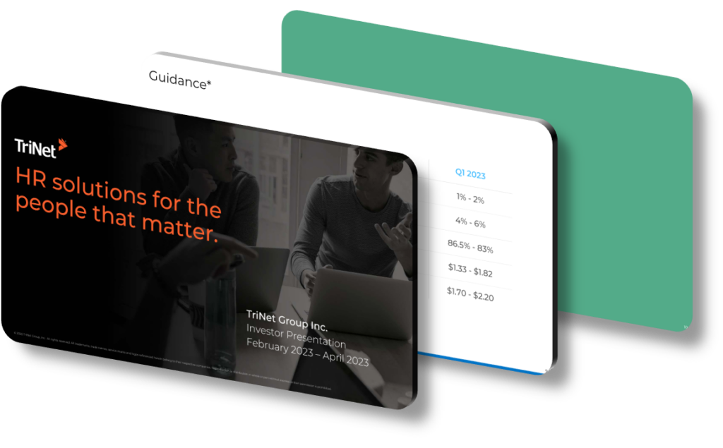 Effective Presentation Design: TriNet Group's Q4 2022 Model for SMBs ...