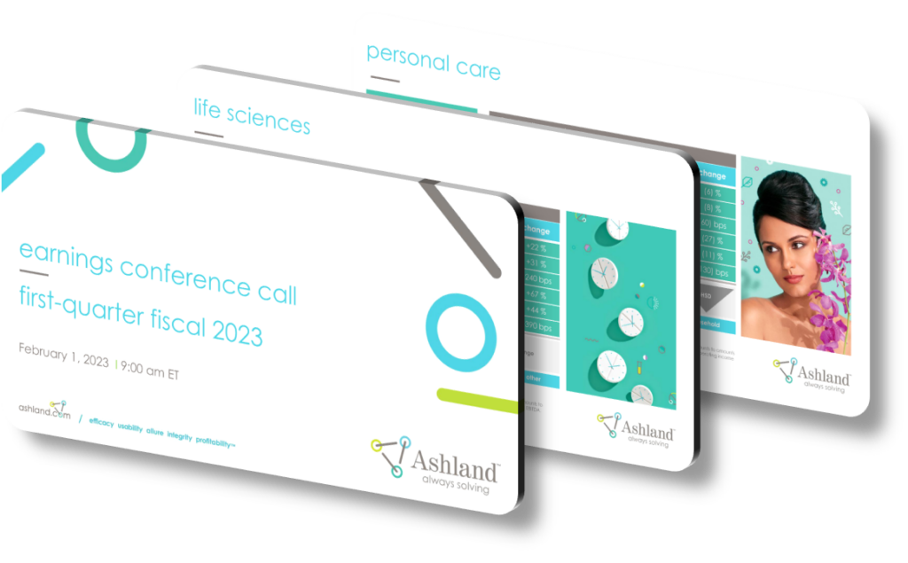 Ashland Inc.'s Q1 2023 Earnings: Resilience Through Presentation Design ...