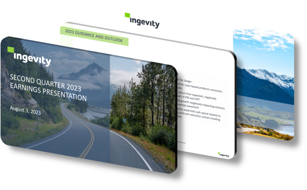 Ingevity Q2 2023 Presentation Design: Highlighting Key Achievements ...