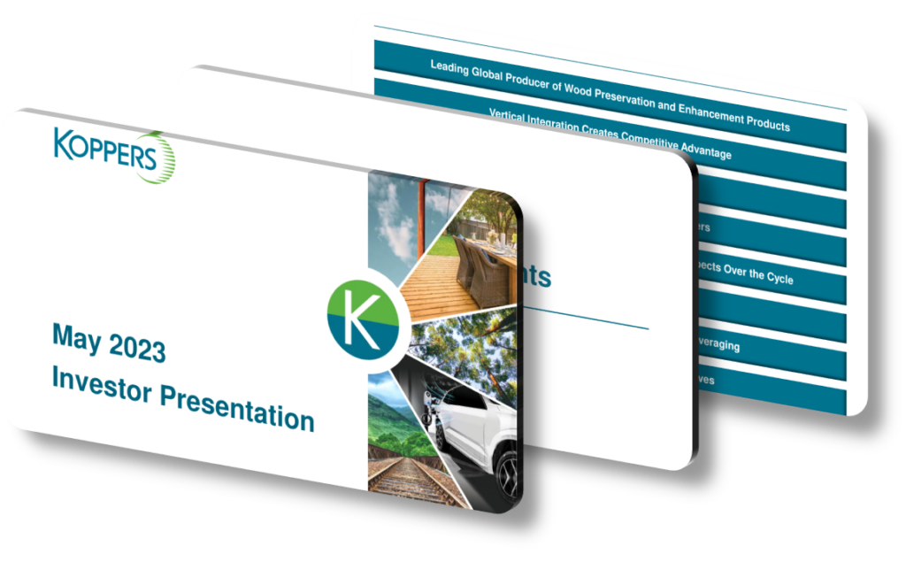 Koppers' Presentation Design: Highlighting Key Info in Wood Treatment | SlideGenius