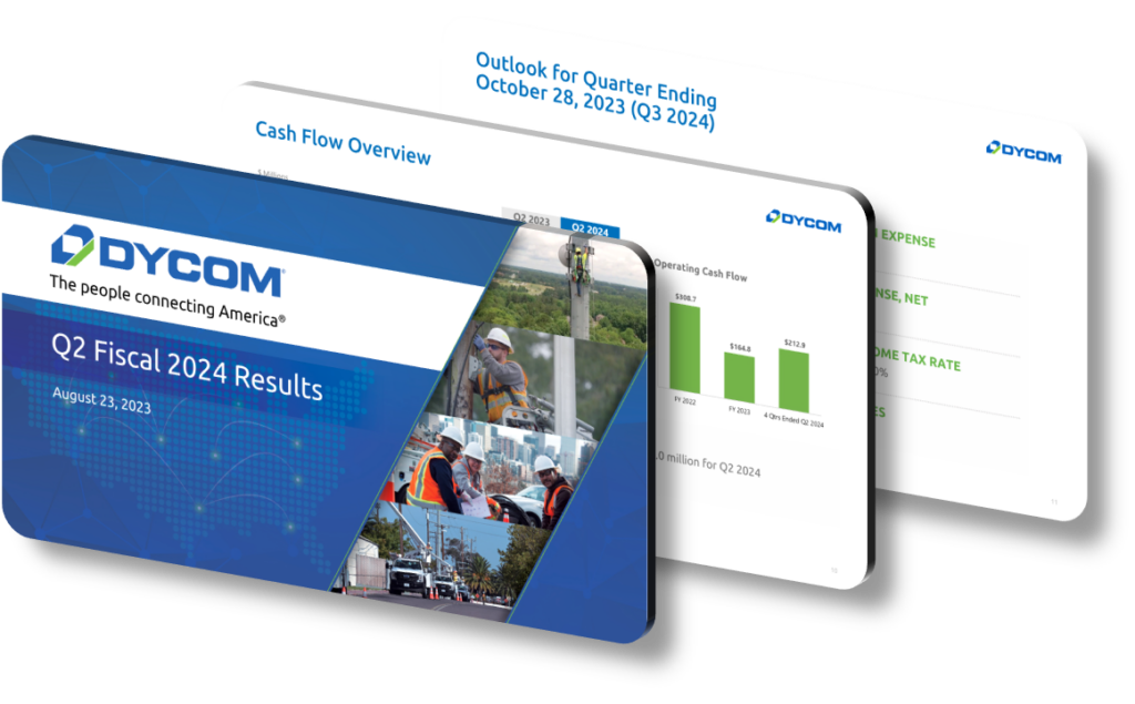 Dycom Industries Q2 2024 Presentation: Growth & Strategy Communication ...