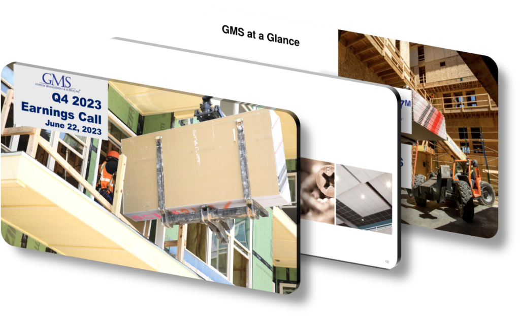 Q4 2023 GMS Presentation Design: Showcasing Strategic Resilience & Growth | SlideGenius