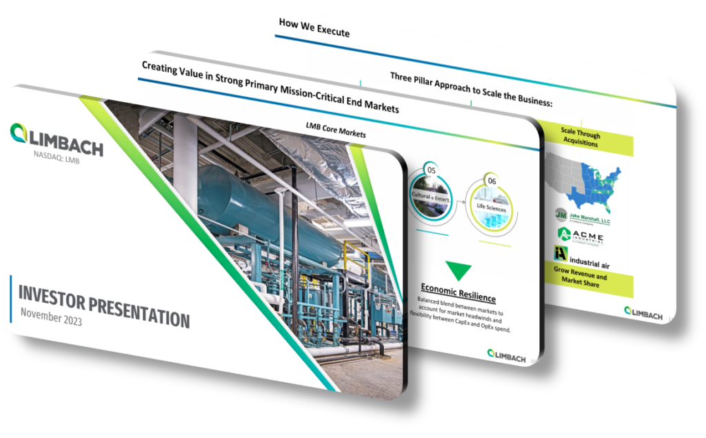 Limbach Holdings' MEP Solutions through Presentation Design | SlideGenius