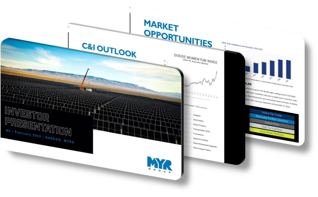 MYR Group's Electrical Infrastructure Insights: Presentation Design ...