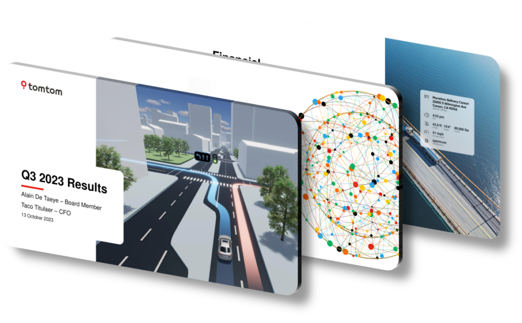 TomTom's Q3 2023 Innovative Map Design Strategy - SlideGenius