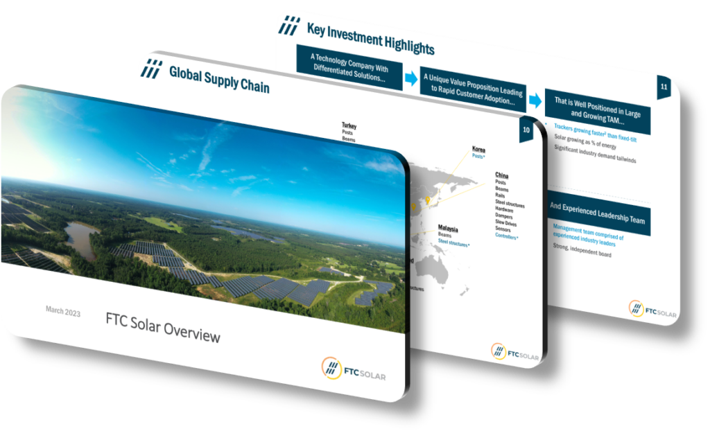 Effective Solar Presentation Design: FTC Solar Innovations | SlideGenius