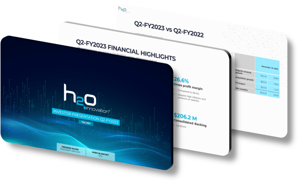 What Makes H2O Innovation's Q2 FY2023 Presentation Design Stand Out in ...