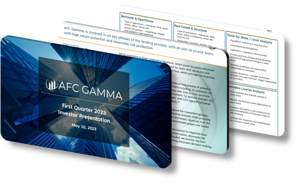 CRE Lending Strategy: AFC Gamma's Effective Presentation Design ...