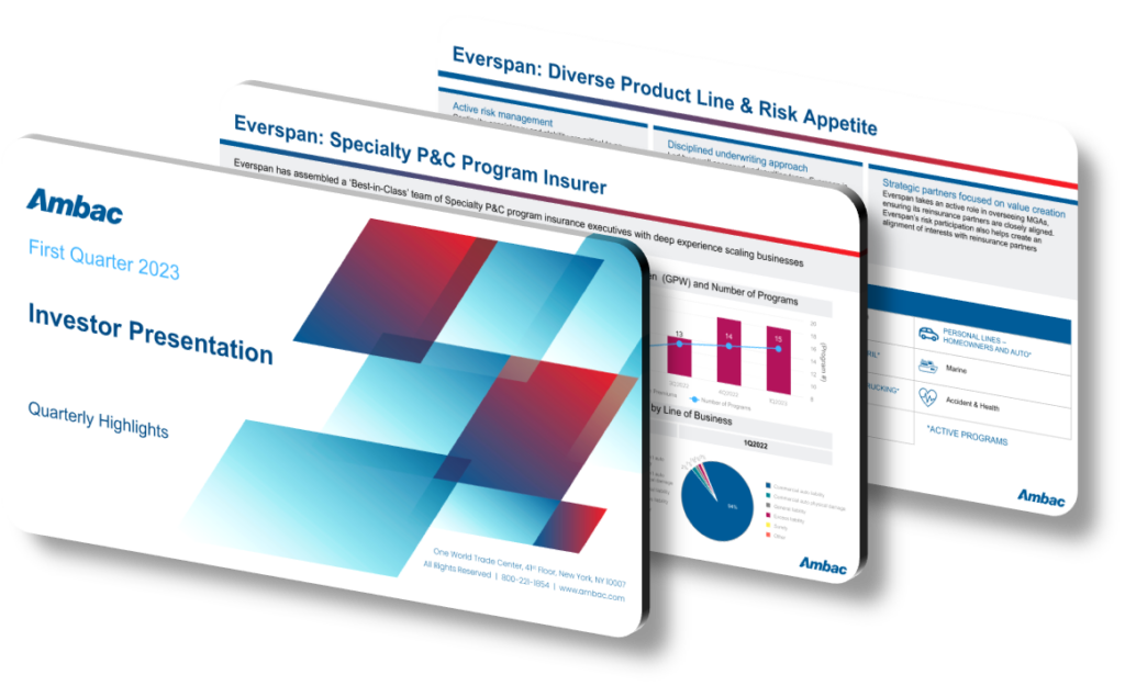 Ambac's Financial Strategy Highlighted by SlideGenius Presentation Design