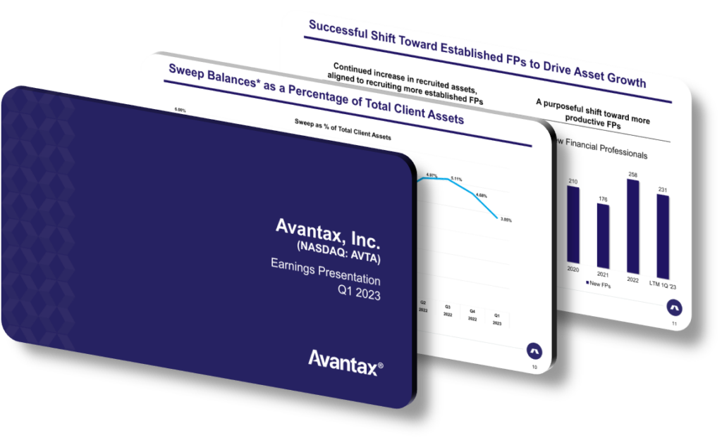 Q1 2023 Avantax Presentation Design: Key to Financial Growth ...