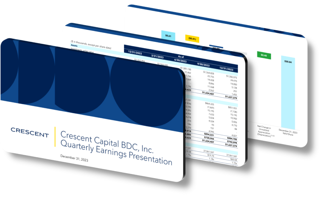 Crescent Capital BDC's Effective Presentation Design - SlideGenius