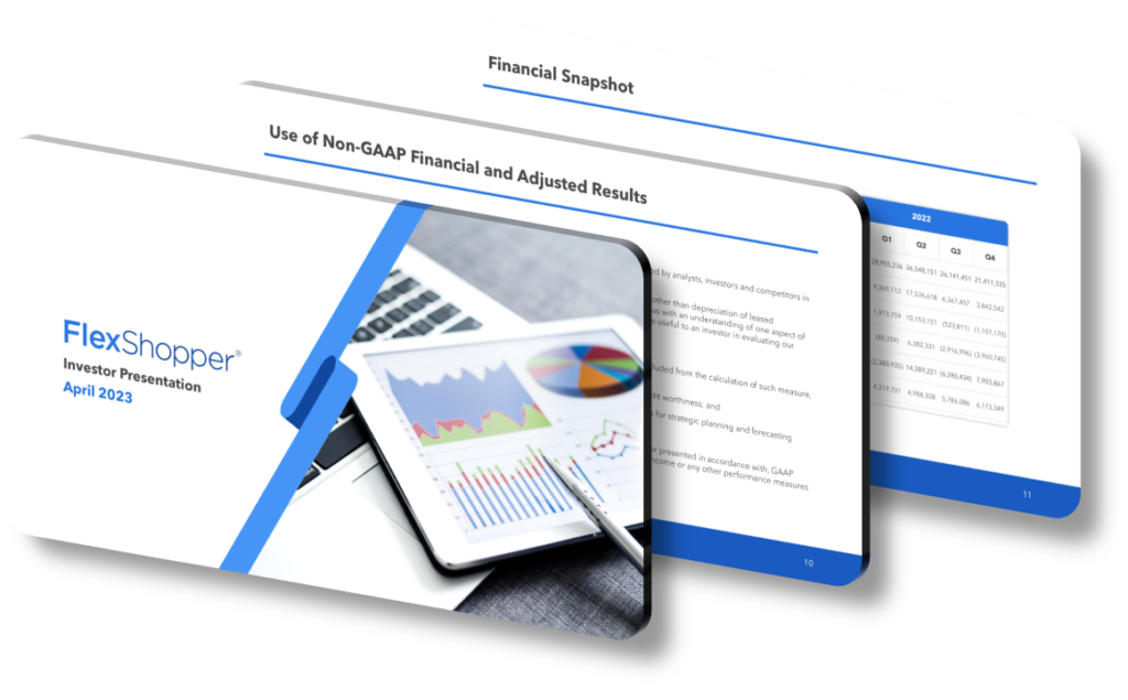 FlexShopper's April 2023 Presentation Design: Key Insights Highlighted ...