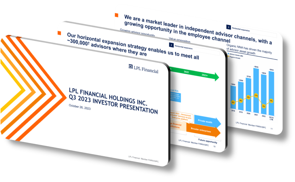 What Design Elements in LPL Financial's Q3 2023 Presentation Highlight ...