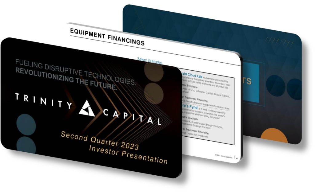 Q2 2023 Trinity Capital Presentation Design: Key Investment Insights | SlideGenius