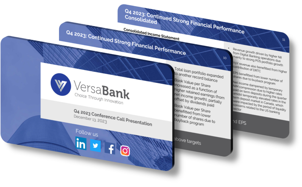 VersaBank's Q4 Digital Banking Success: A Presentation Design Analysis ...