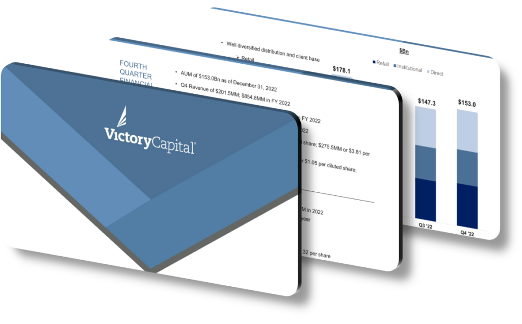 Q4 2022 Design: Victory Capital's Key Investment Insights | SlideGenius
