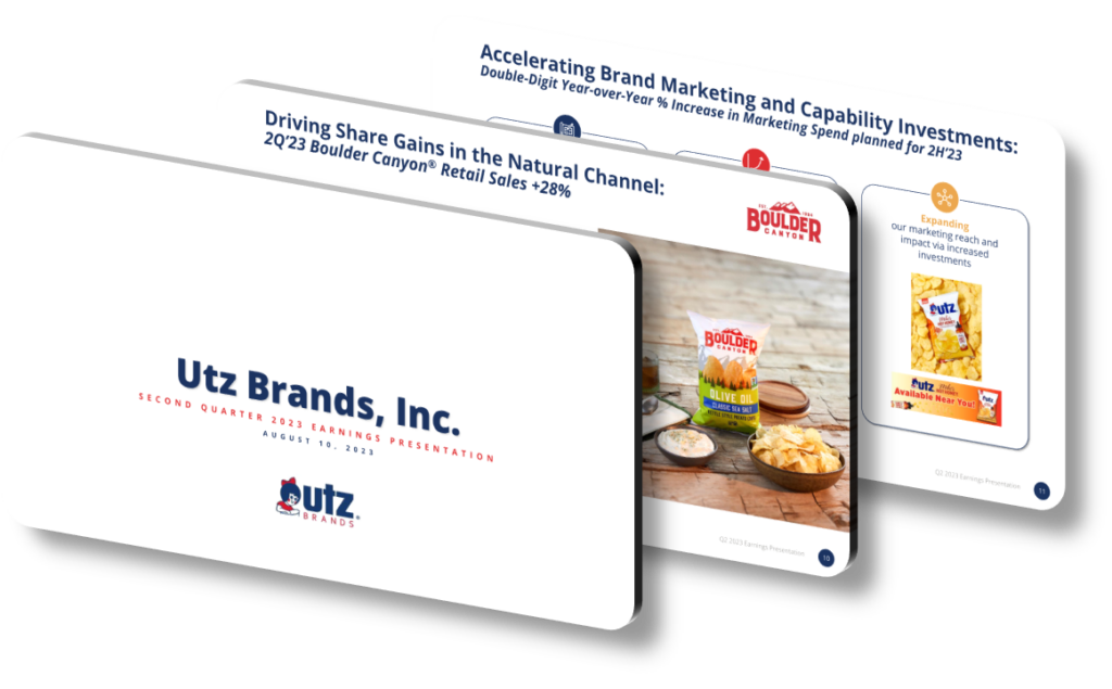 Utz Brands' 2023 Presentation: Key Growth in Snack Sales | SlideGenius