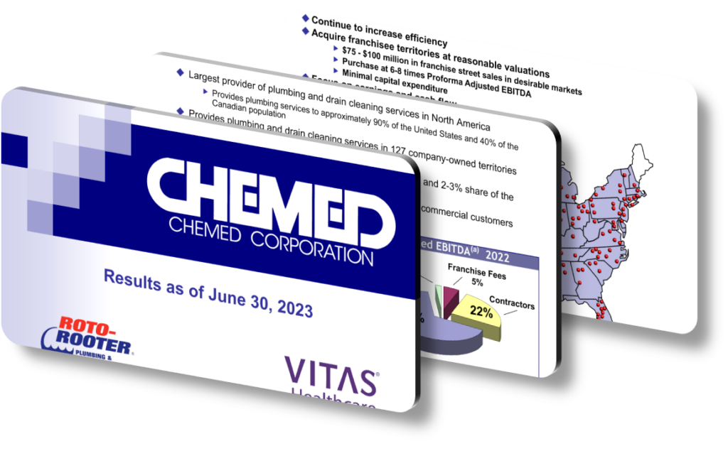 Chemed's Financial Insights through Presentation Design | SlideGenius