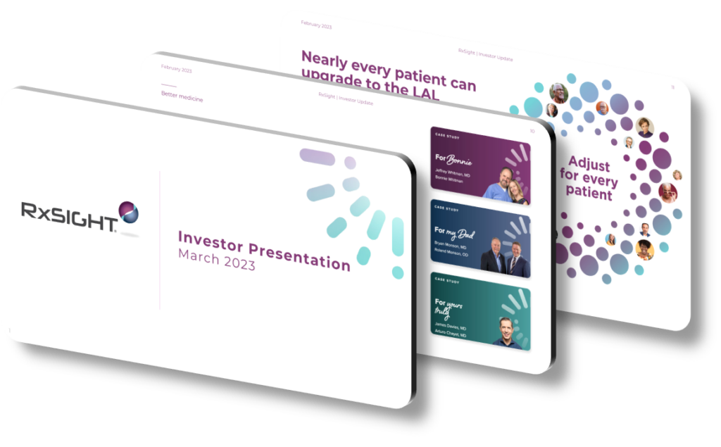Why Does RxSight's Presentation Design Elevate Their Premium IOL ...