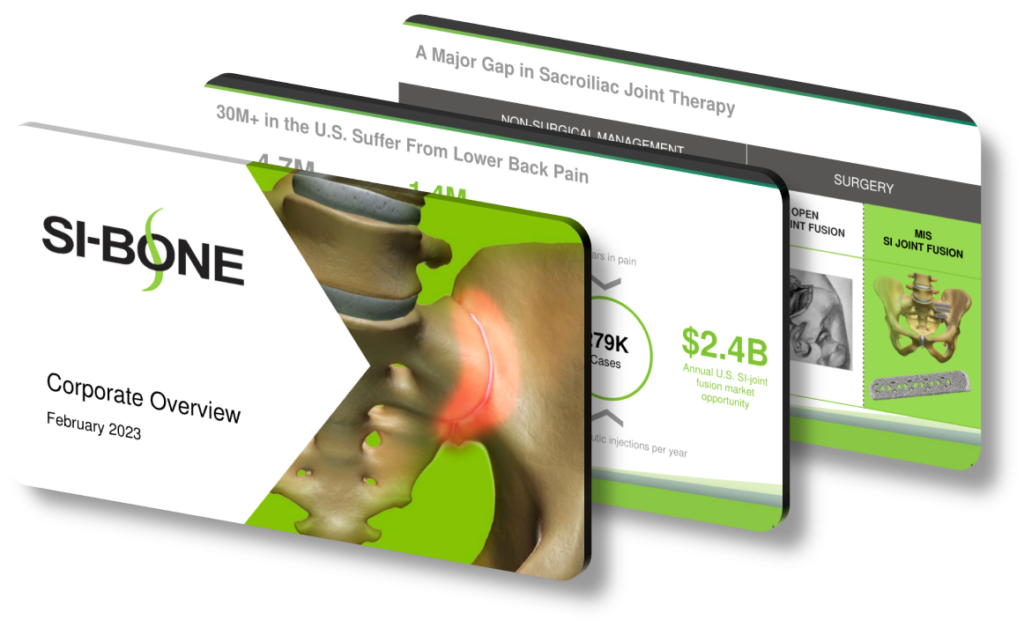 Effective SI-BONE Presentation Design for Surgical Innovations ...