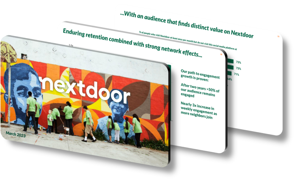 Effective Presentation Design: Nextdoor's March 2023 Key Info Communication