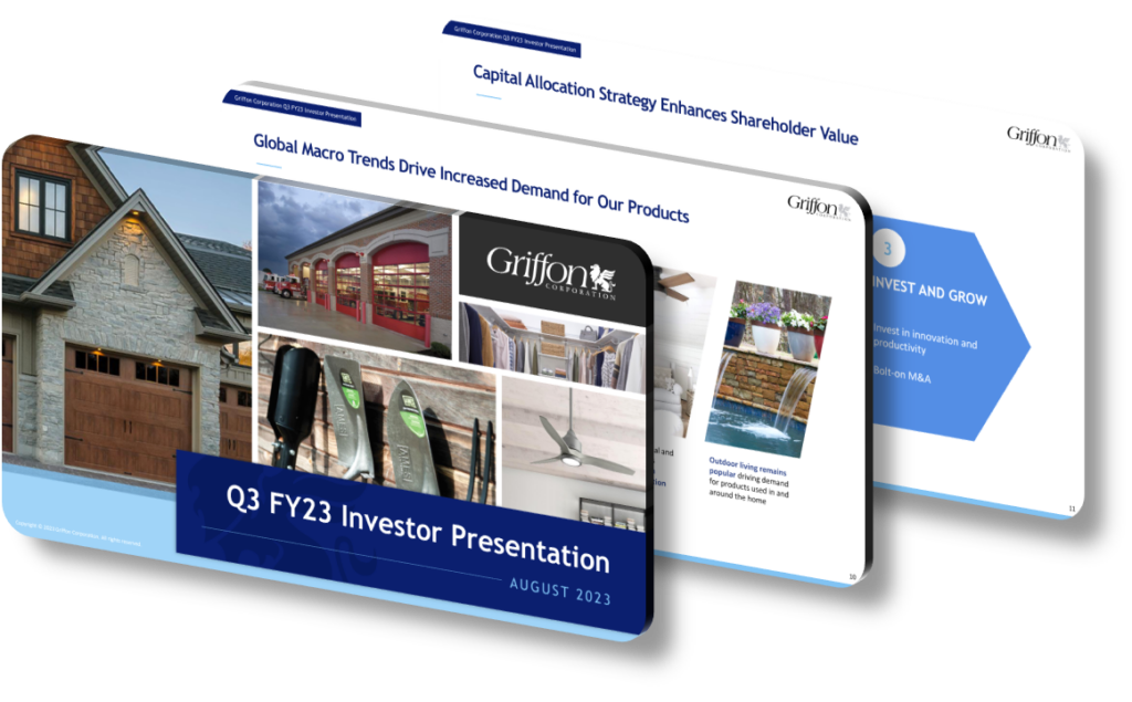 What Makes Griffon Corporation's Presentation Design Effective for Q3 ...