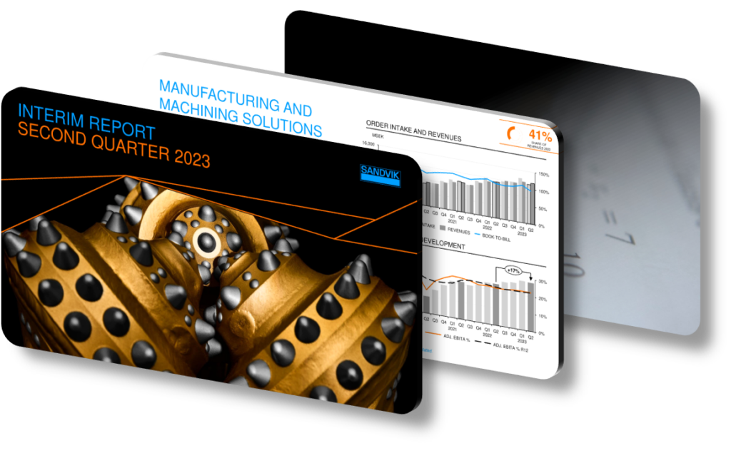 Q2 2023 Sandvik Presentation: Showcasing Innovation & Growth | SlideGenius