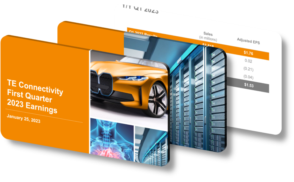 Q1 2023 TE Connectivity Presentation: Unveiling Sales Growth Trends ...