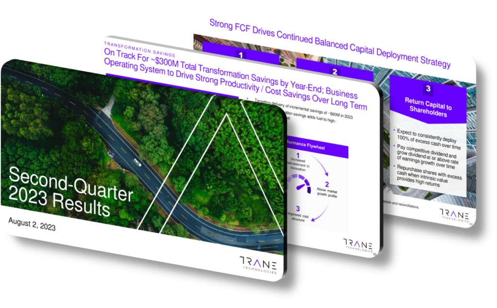 Trane Technologies Q2 2023 Presentation: A Standout in Growth ...