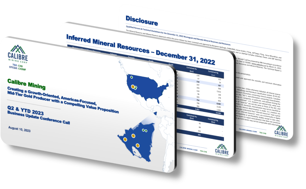 Calibre Mining's Gold Production Strategies: A Presentation Design ...