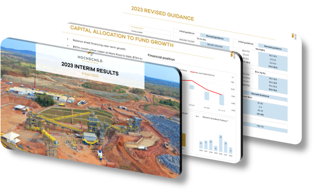 Effective Presentation Design: Key Insights from Hochschild Mining 2023
