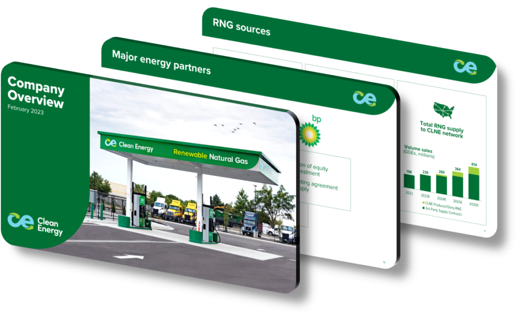 Clean Energy Fuels' RNG Solutions: A Presentation Design Highlight ...