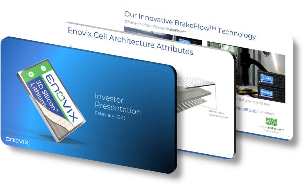 Enovix's 2023 Presentation: 3D Cell Design Revolution in Battery Tech ...