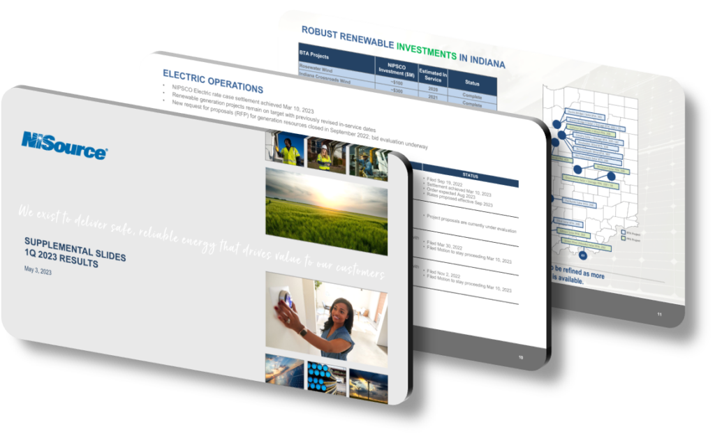Effective Strategy Communication: NiSource's Q1 2023 Presentation ...