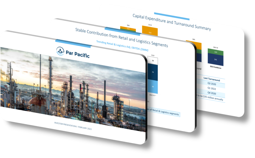 Par Pacific's Feb 2023 Presentation: Key Energy Expansion Plans ...