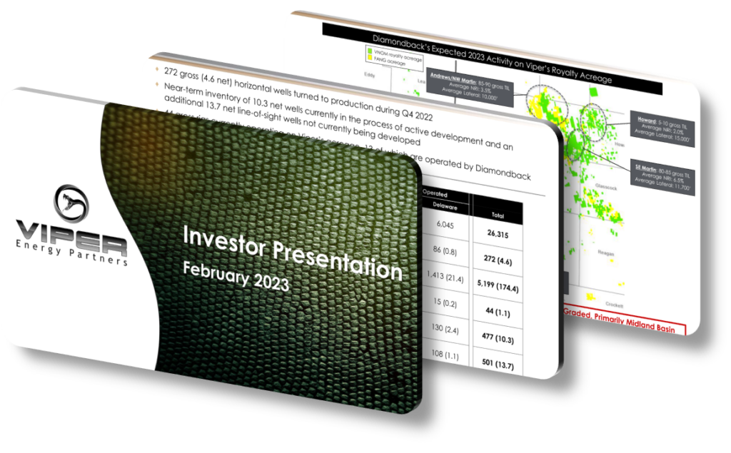 How Does Viper Energy's 2023 Presentation Design Maximize Investment ...