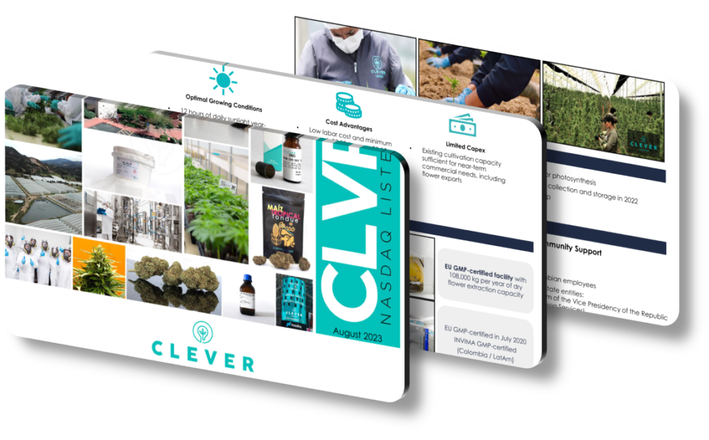 Sustainable Cannabis Production: Clever Leaves' Presentation Design ...