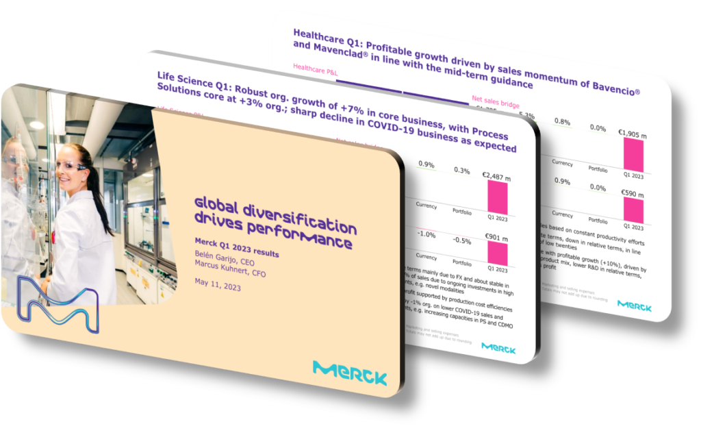 Q1 2023 Performance Insights: Merck KGaA's Presentation Design ...