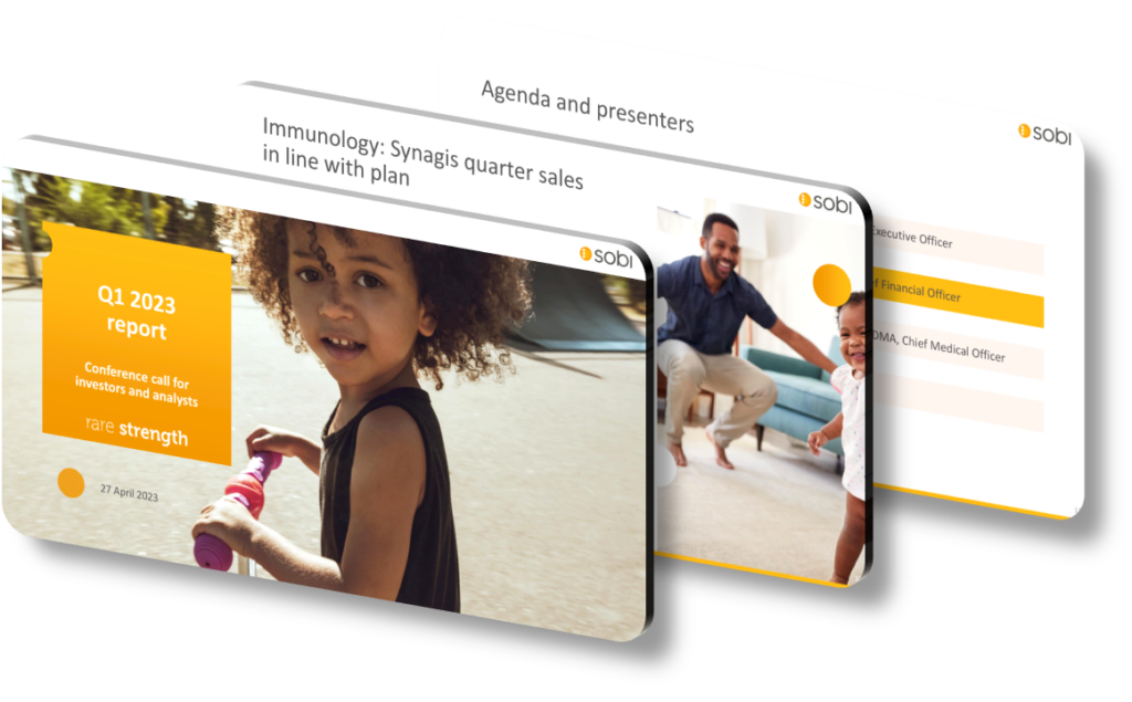 Q1 2023 Report: Sobi's Standout Presentation & Key Achievements | SlideGenius