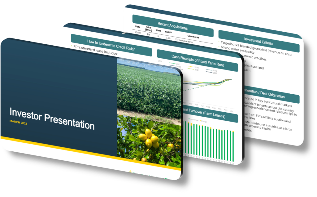 Effective Presentation Design: Key Insights from Farmland Partners - SlideGenius
